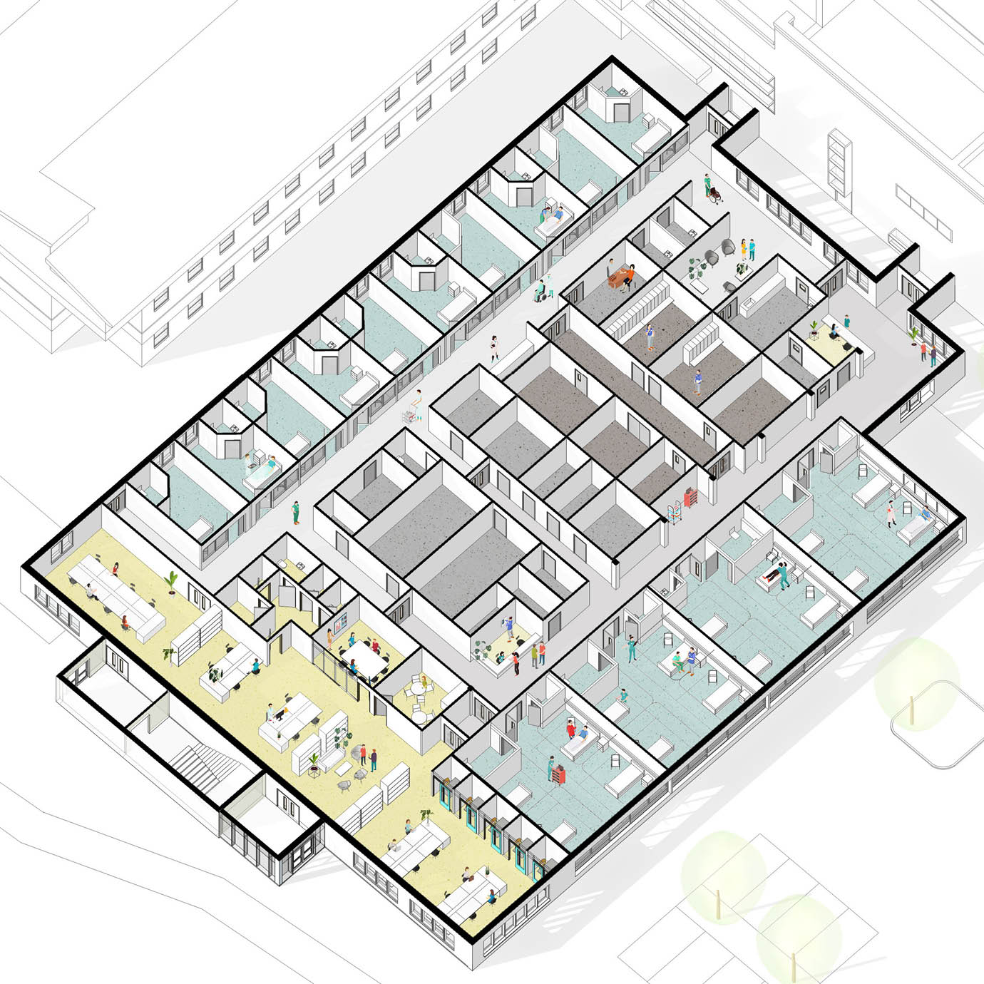 Hospital Multi Bay Design | Health Spaces