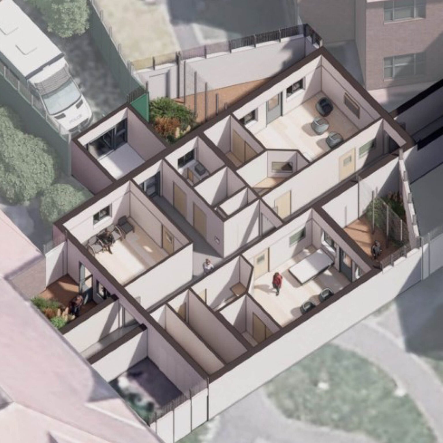 Modular Section 136 Suite